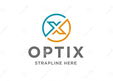 Optix Logo stock vector. Illustration of vector, optix - 120381811