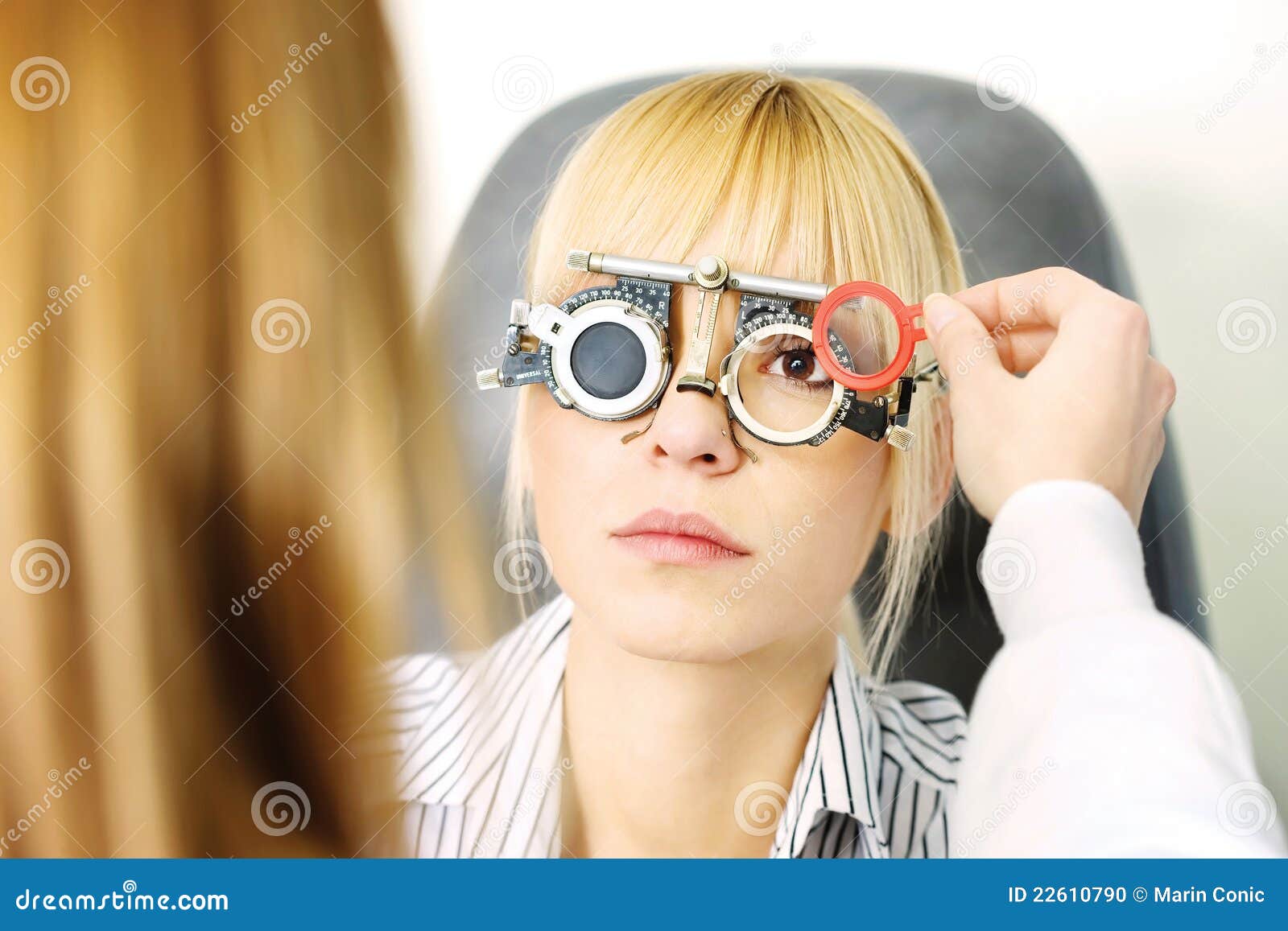 Optometrist stock photo. Image of adult, oculist, people - 22610790