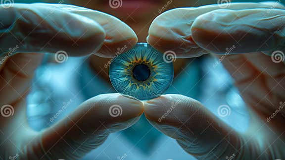 Optometrist Conducting Vision Therapy Sessions To Improve Eye ...