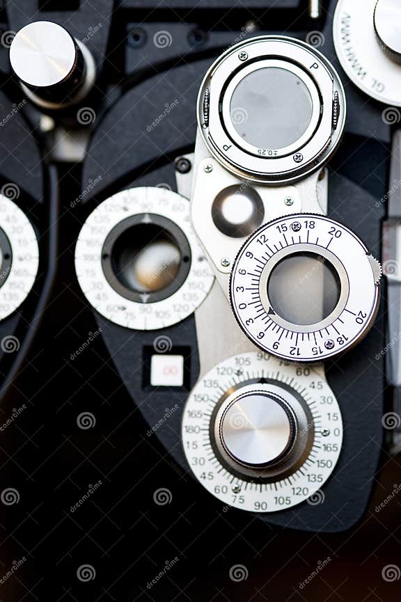 Optometrist diopter. stock photo. Image of medical, optician - 22971862