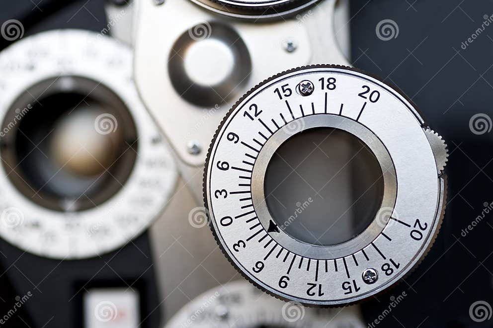 Optometrist diopter. stock photo. Image of heal, hospital - 22971878