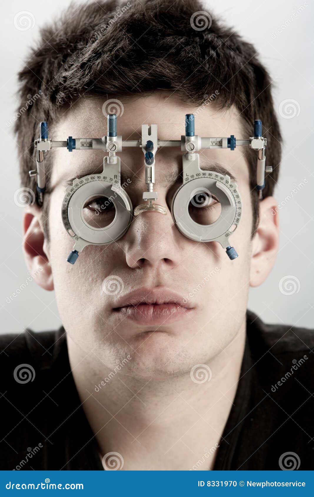 Optometrist exam stock photo. Image of sight, patient - 8331970
