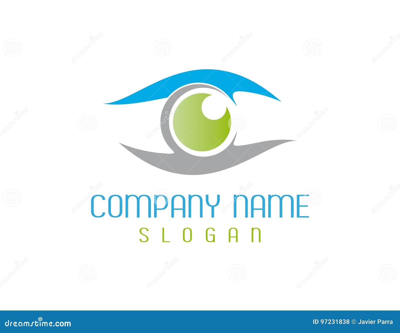 Optometrist logotype stock illustration. Illustration of logo - 97231838