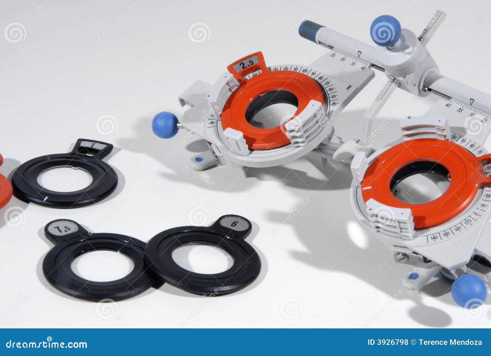 Optometrist s trial frame stock photo. Image of myopic - 3926798