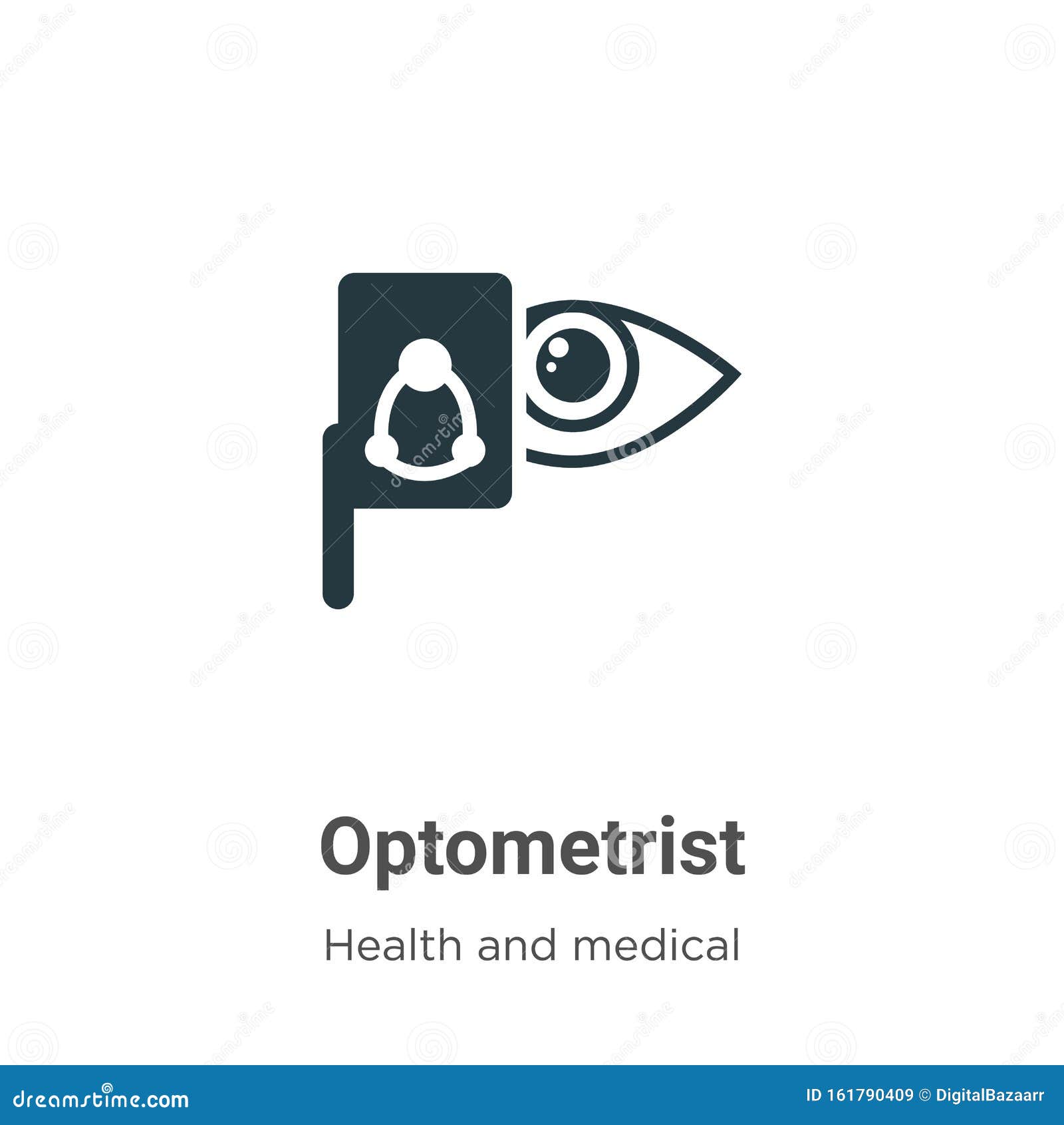Optometrist Vector Icon On White Background. Flat Vector Optometrist ... Optometrist Vector Icon On White Background. Flat Vector Optometrist ...
