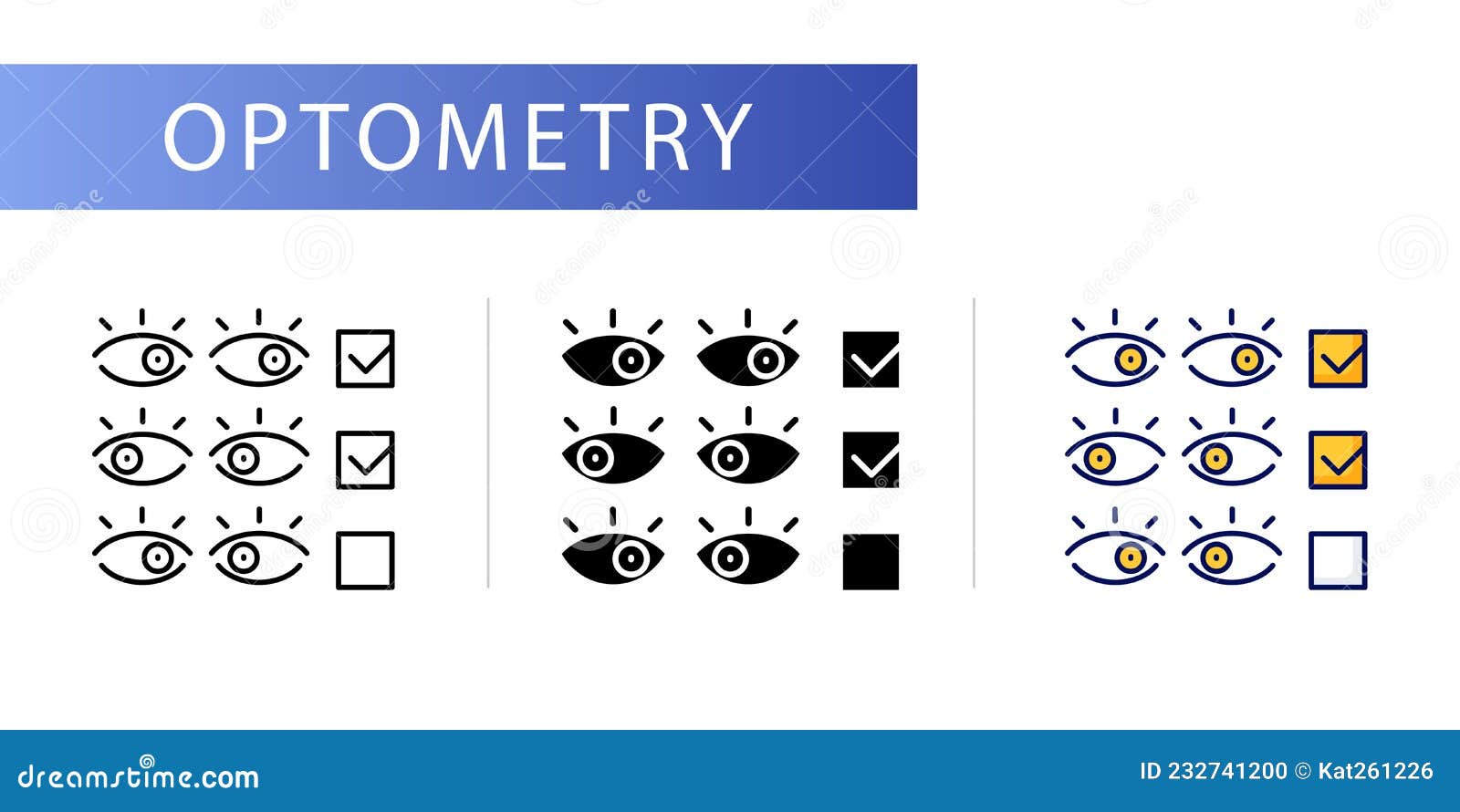 Strabismus Icon. Trendy Flat Vector Strabismus Icon On White Background ...