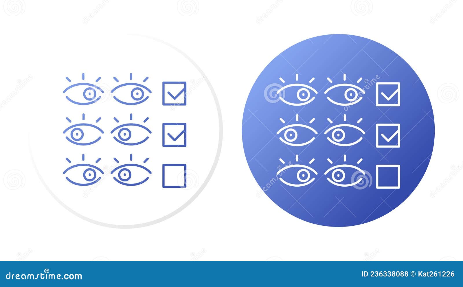 Strabismus Icon. Trendy Flat Vector Strabismus Icon On White Background ...