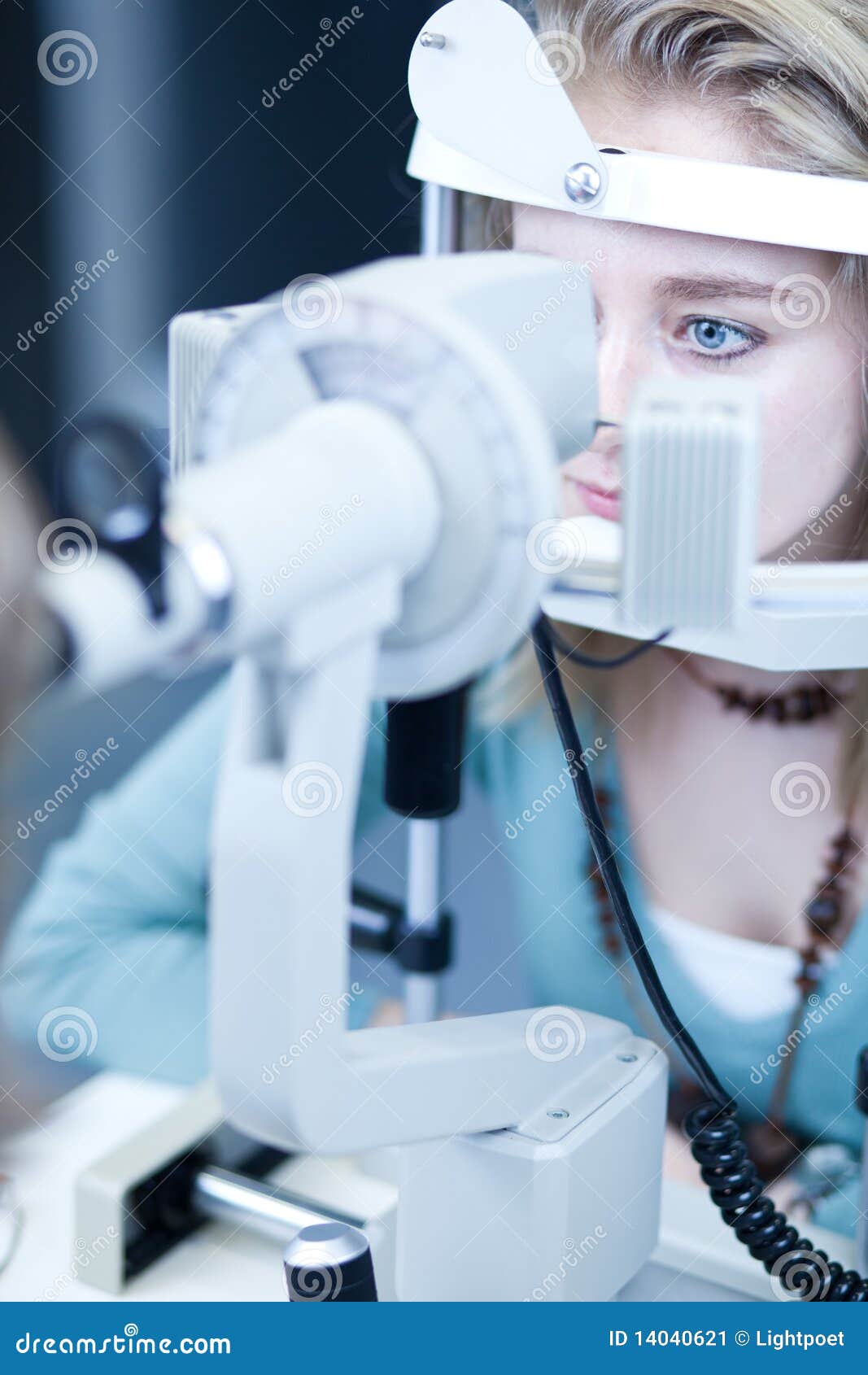 Optometry concept stock image. Image of doctor, girl - 14040621