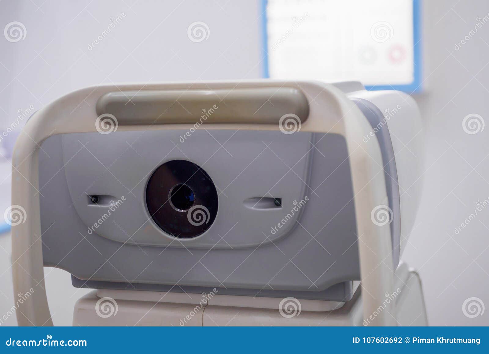 Optometry Eye Test Device Machine Stock Photo - Image of equipment ...