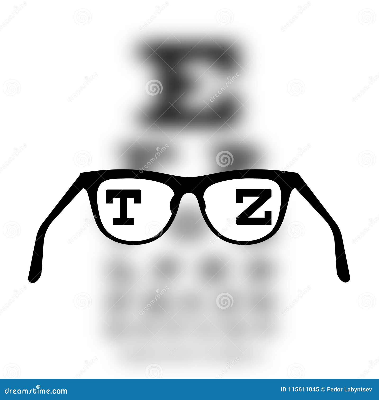 Optometry Medical Background Stock Vector - Illustration of protection ...