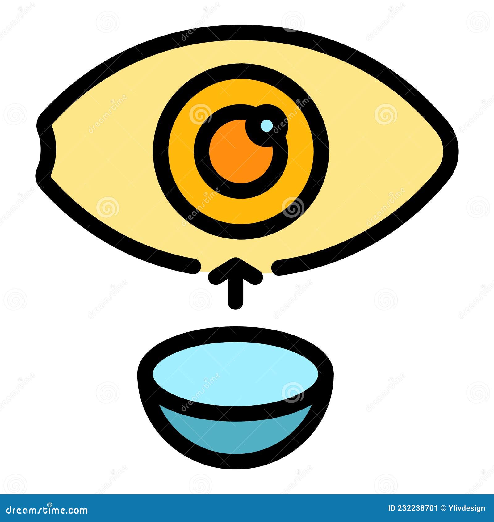 Optometry Medical Icon Color Outline Vector Stock Vector - Illustration ... Optometry Medical Icon Color Outline Vector Stock Vector - Illustration ...