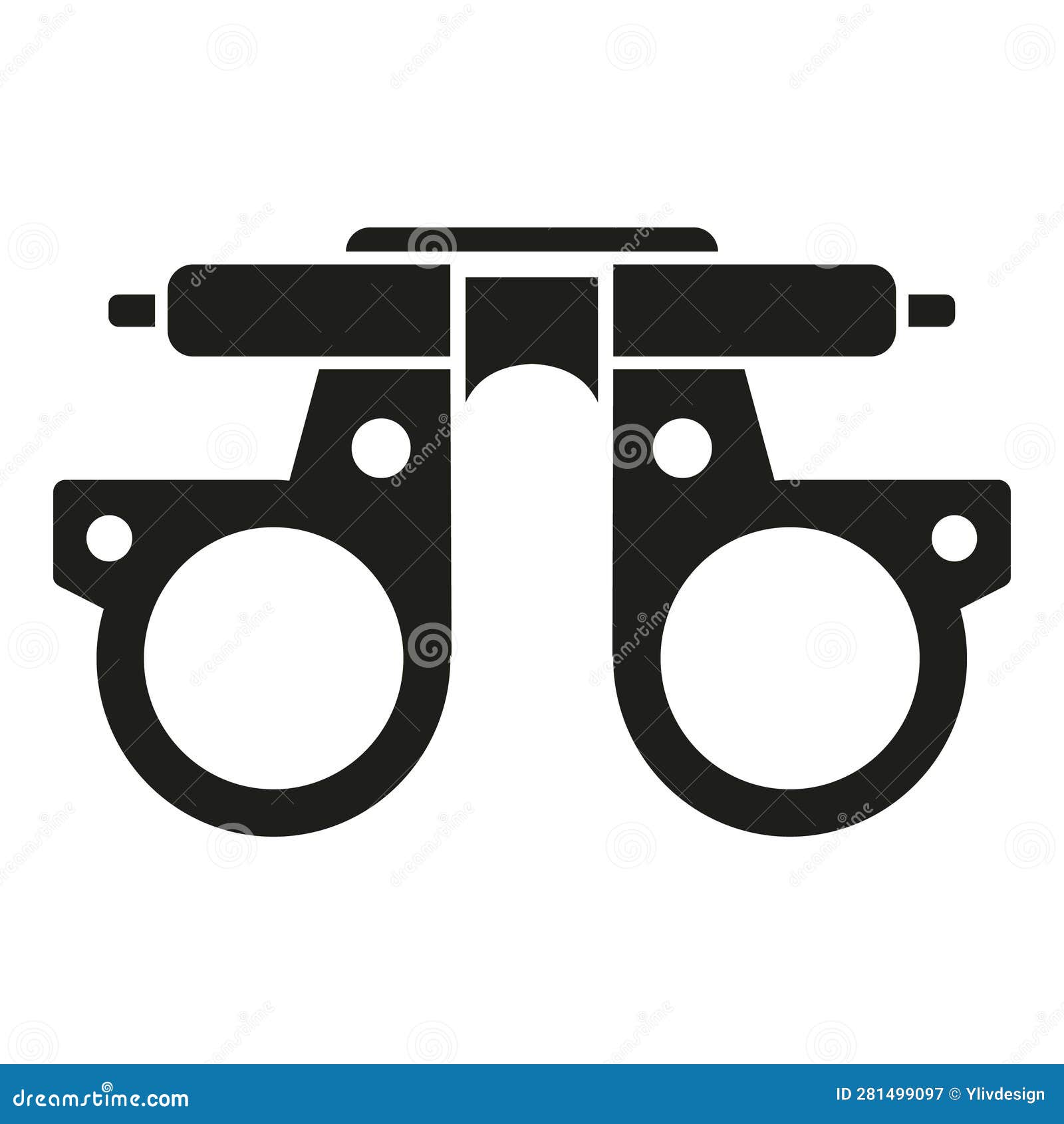 Optometry Vision Icon Simple Vector. Eye Test Stock Vector ...