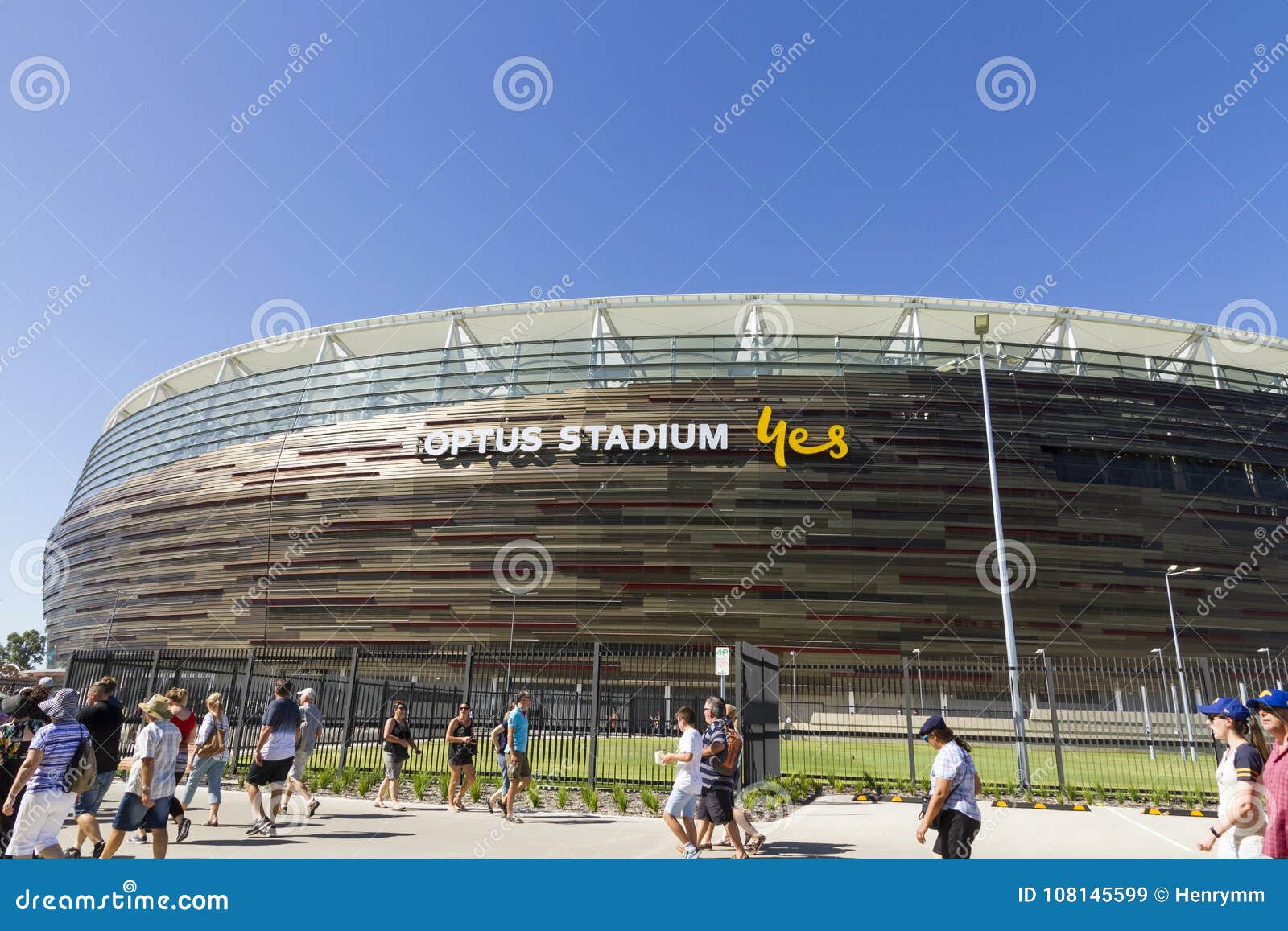 Optus Stadium In Western Australia Editorial Photo | CartoonDealer.com ...
