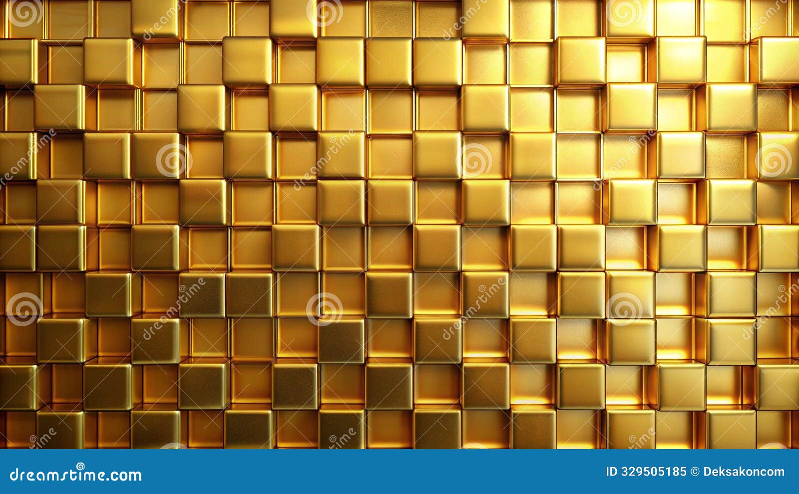 Opulent Golden Wall Backdrop Adorned with Tile Pattern Three ...