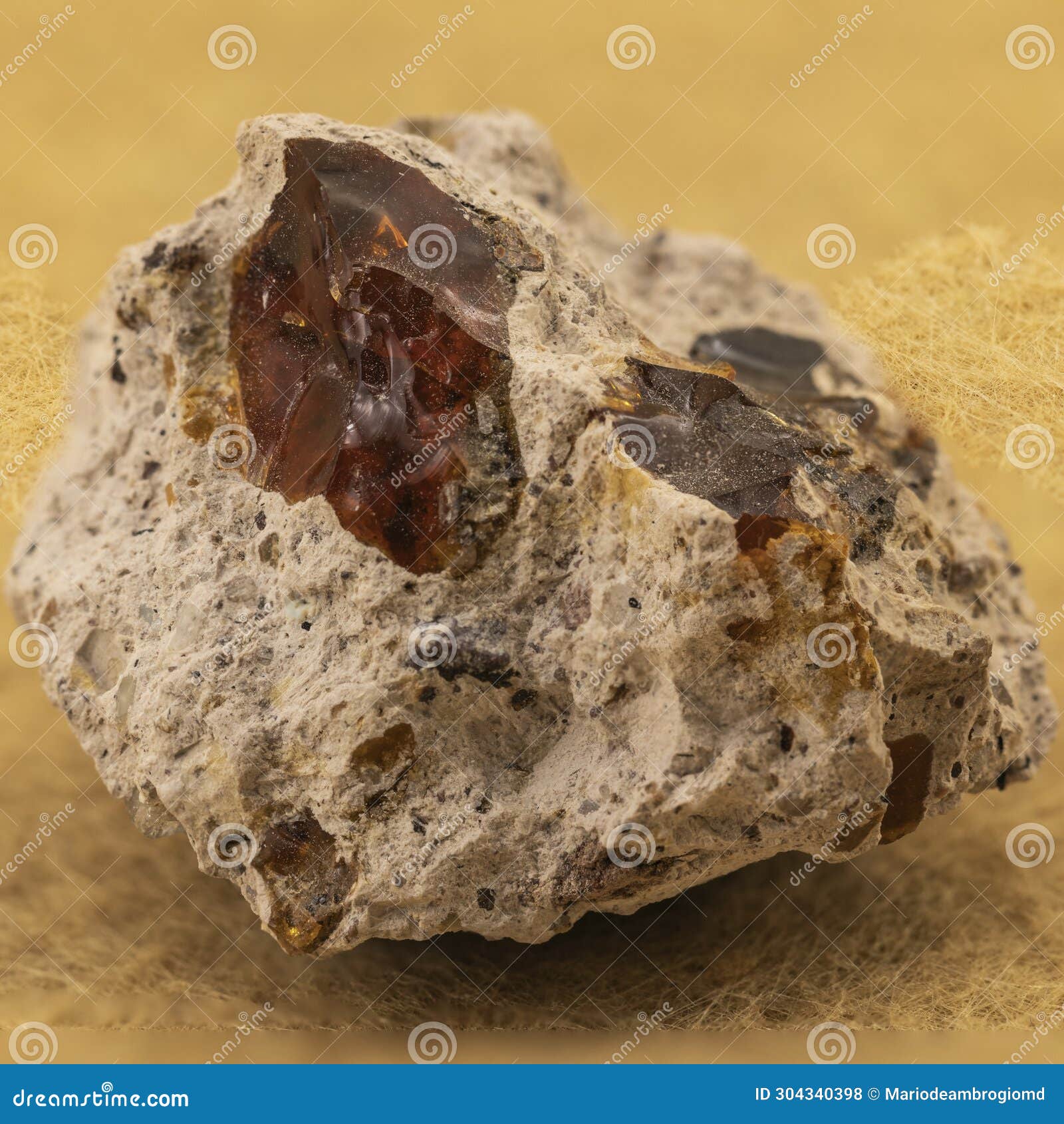 Opulent Opal Mineral Displayed on Matrix with Soft Beige Background ...
