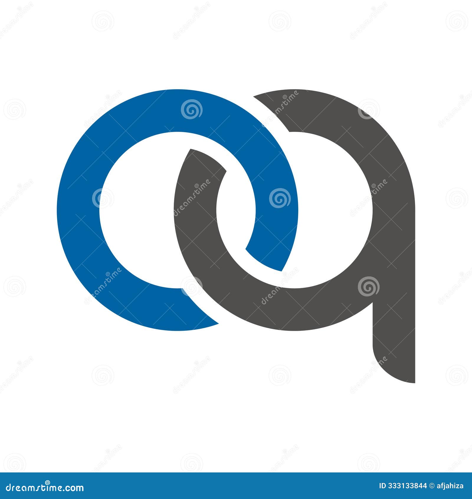 Oq Letter Link Logo Template Stock Vector - Illustration of connected ...