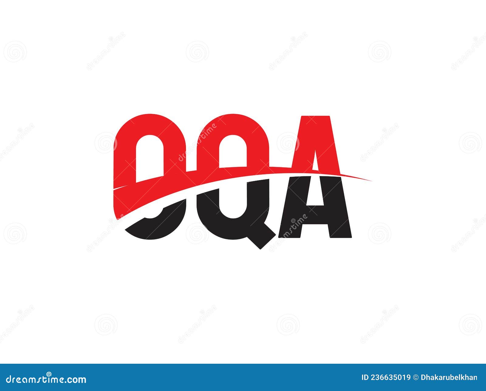 OQA Letter Initial Logo Design Vector Illustration Stock Vector ...