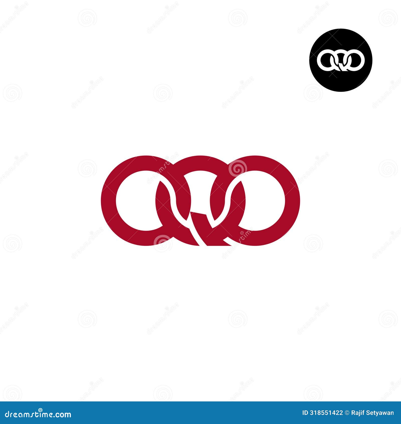 OQO Logo Letter Monogram Design Stock Illustration - Illustration of ...