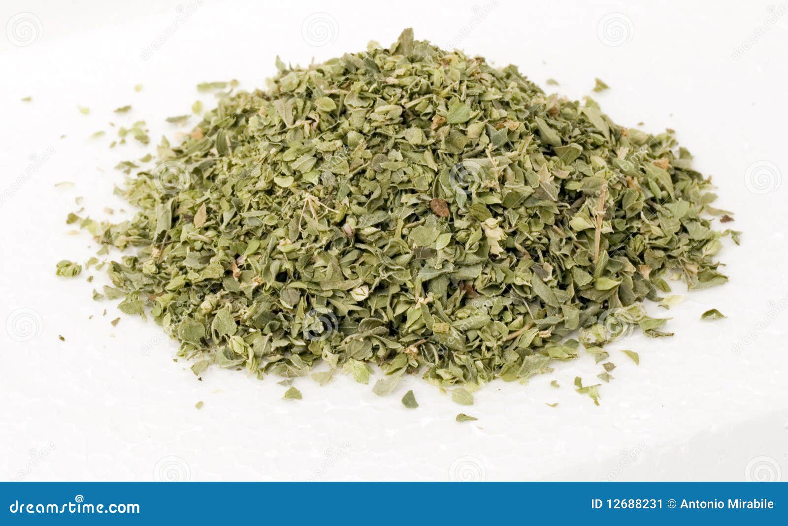 Orégano imagen de archivo. Imagen de orégano, verde, aislado - 12688231