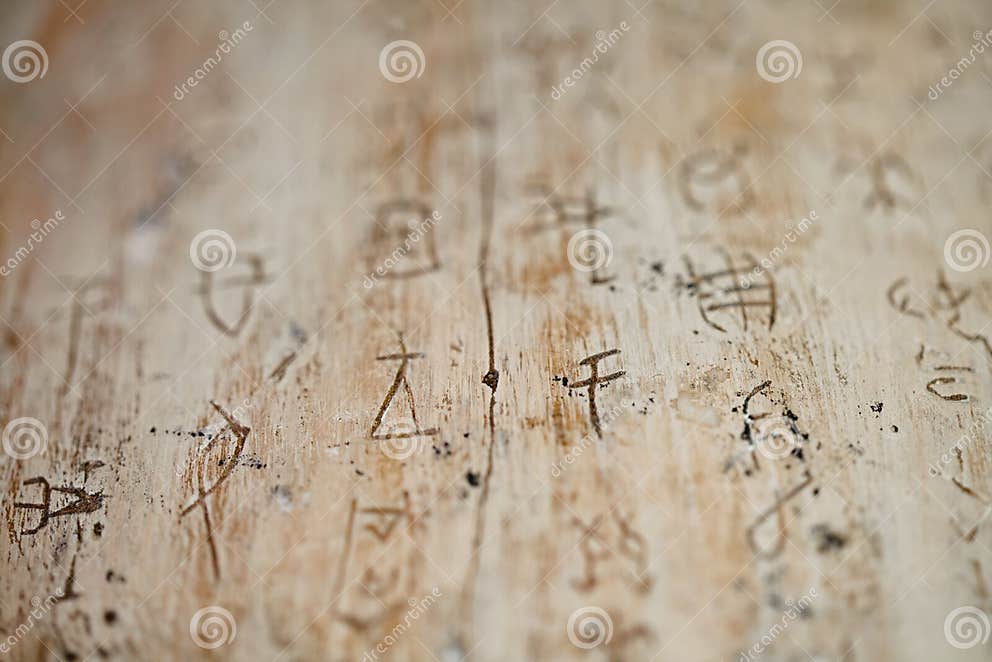 Oracle bone script stock image. Image of calligraphy - 34469729