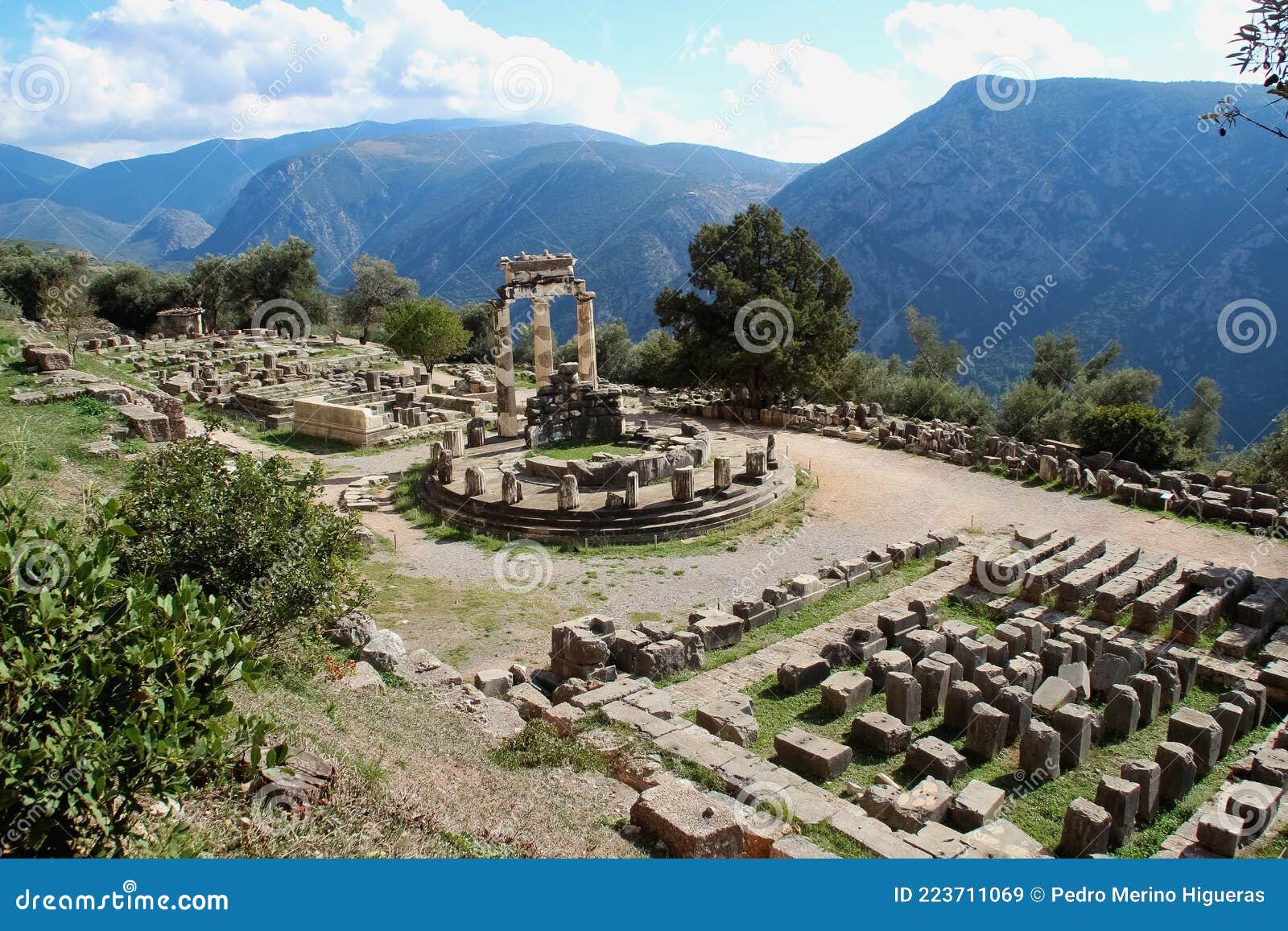 Oracle Of Poseidon At Cape Matapan Royalty-Free Stock Photography ...