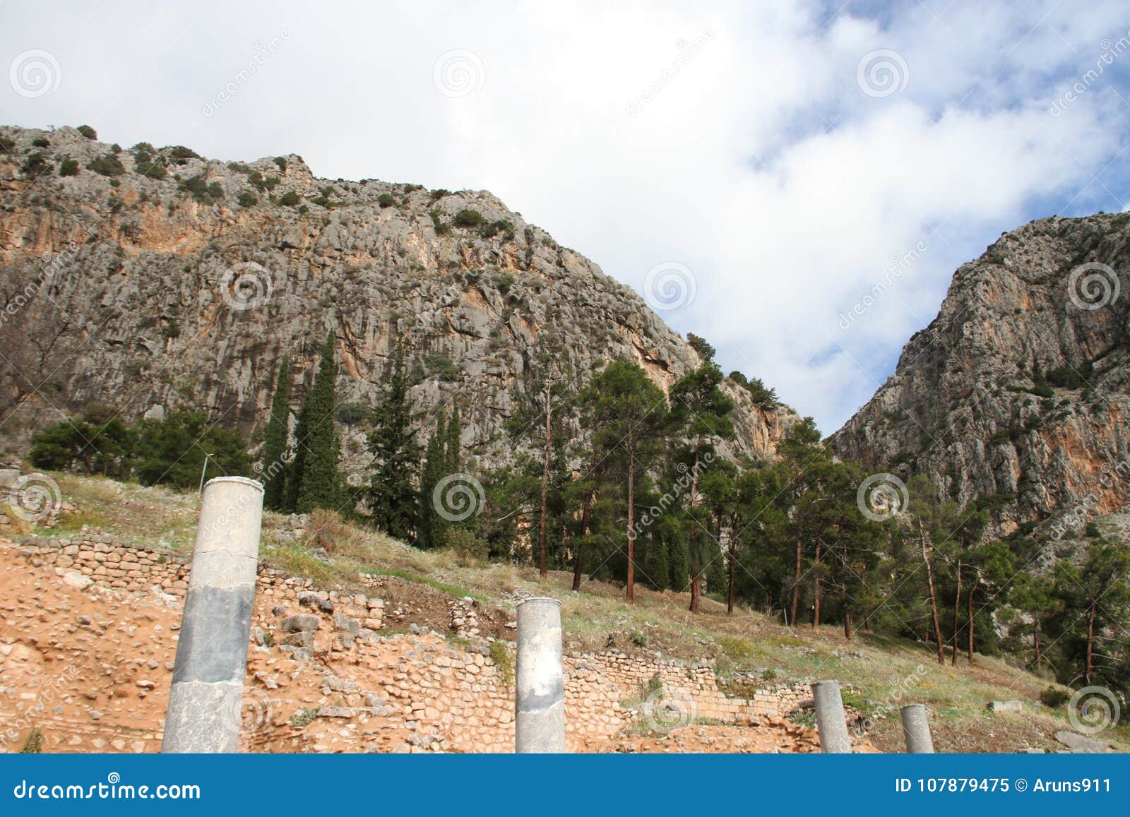 Oracle at Delphi, stock image. Image of greek, oracle - 107879475