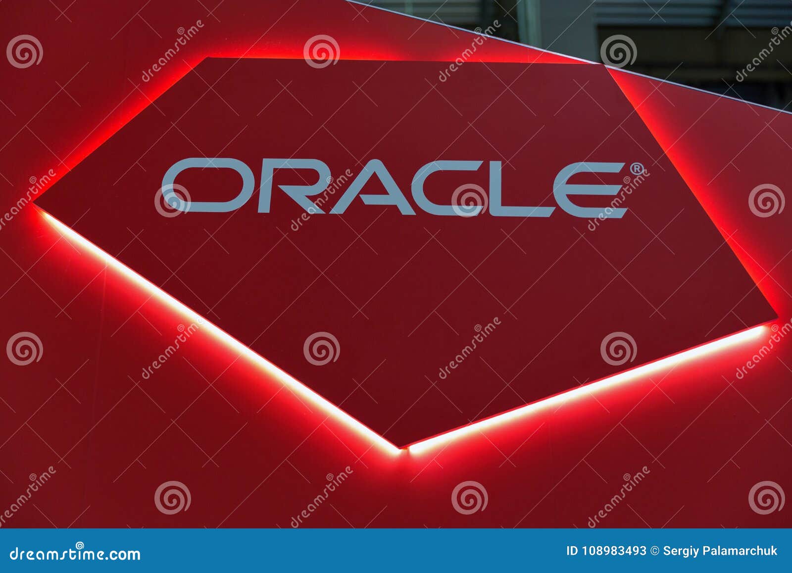 Oracle Booth during CEE 2017 in Kiev, Ukraine Editorial Stock Photo ...