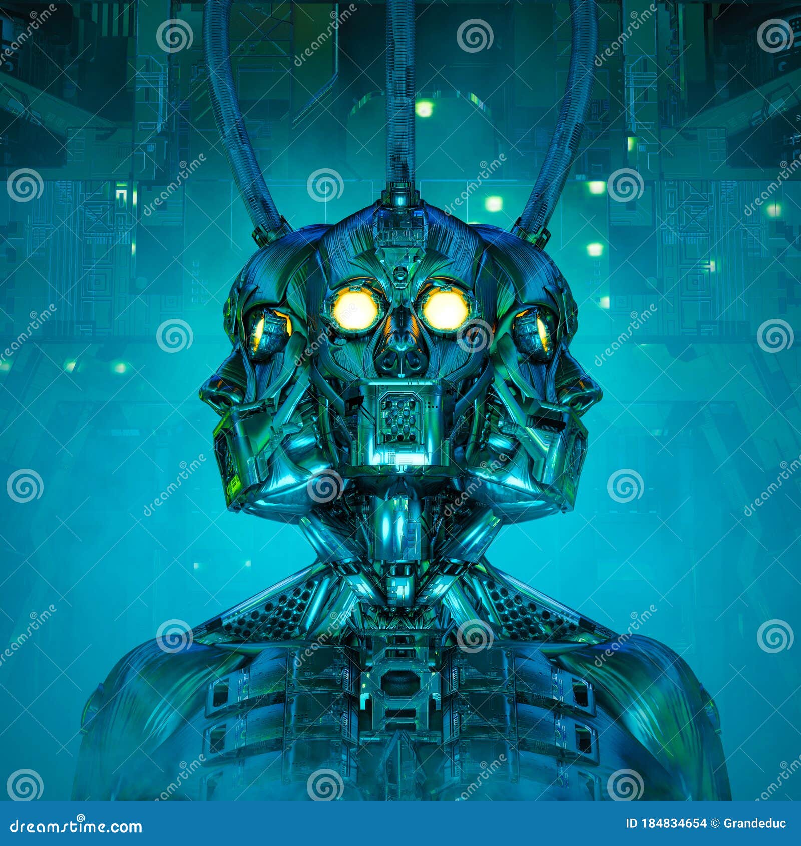 The oracle sees all stock illustration. Illustration of concept - 184834654