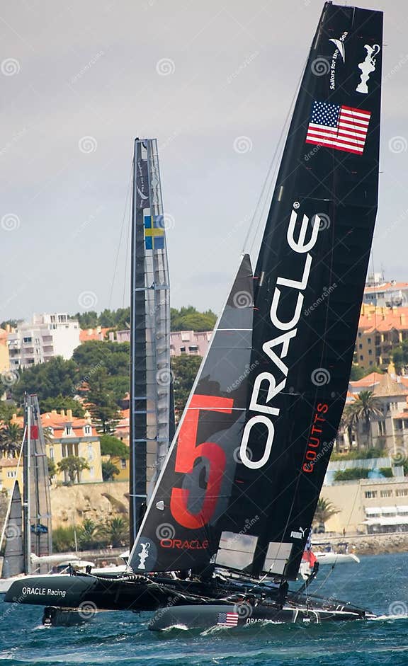 Oracle Team editorial photography. Image of sailboat - 20744142