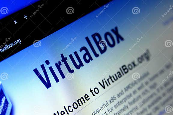 Oracle VM VirtualBox editorial photography. Image of connection - 301777552