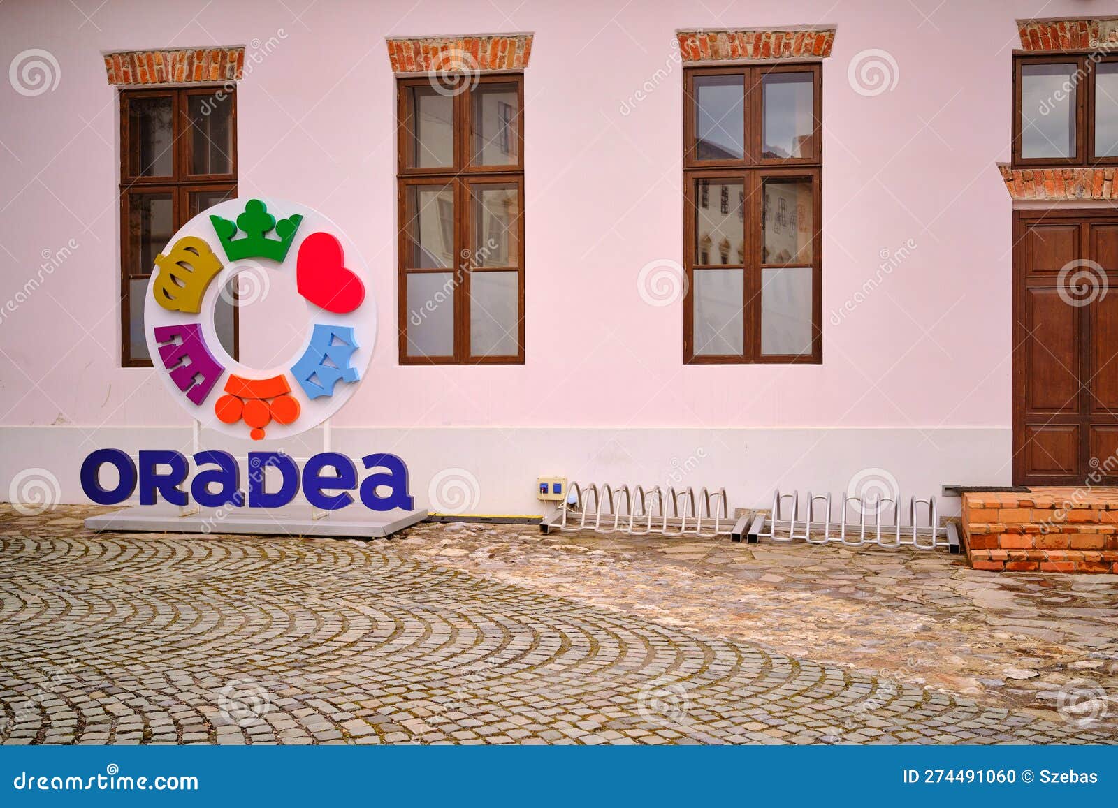 Oradea 3D Logo editorial image. Image of facade, flooring - 274491060