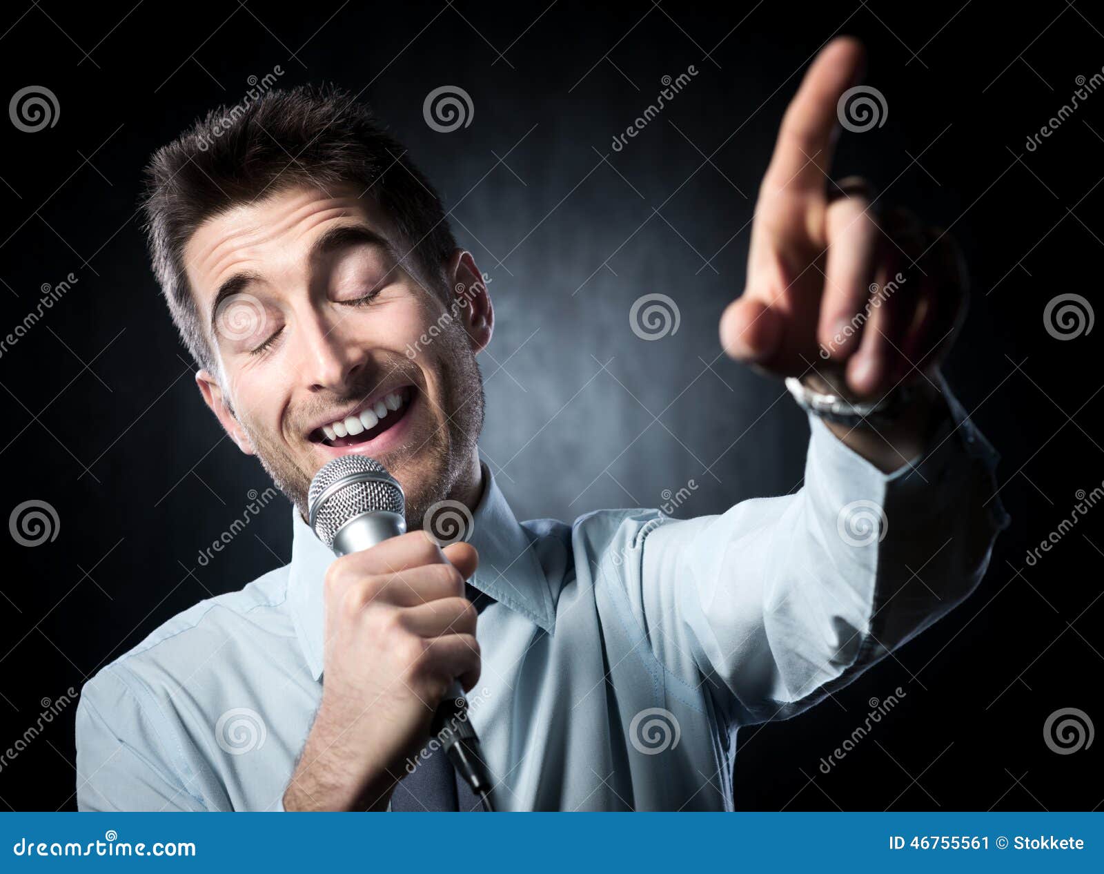 Orador imagen de archivo. Imagen de hermoso, empresario - 46755561