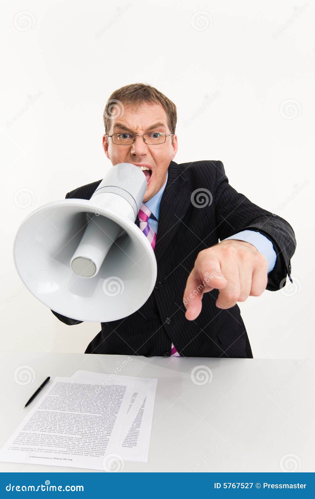 Orador imagem de stock. Imagem de tabela, profissional - 5767527