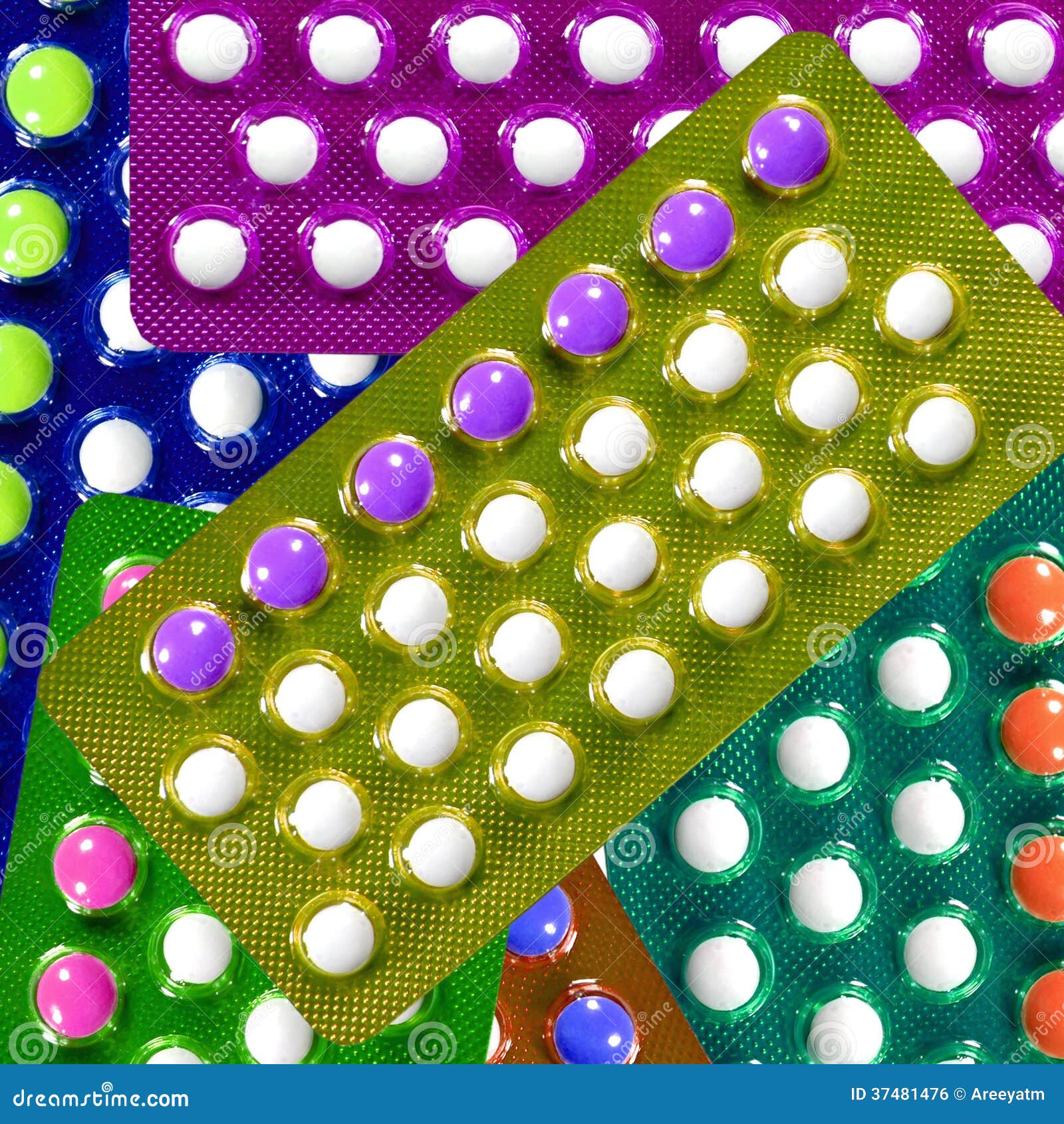 Oral contraceptive pills. stock photo. Image of drugstore - 37481476