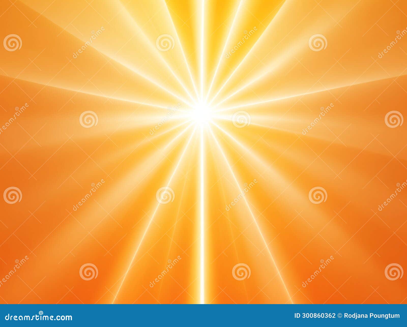 Oramge Sun Light Background, Gradient Effect Stock Illustration ...