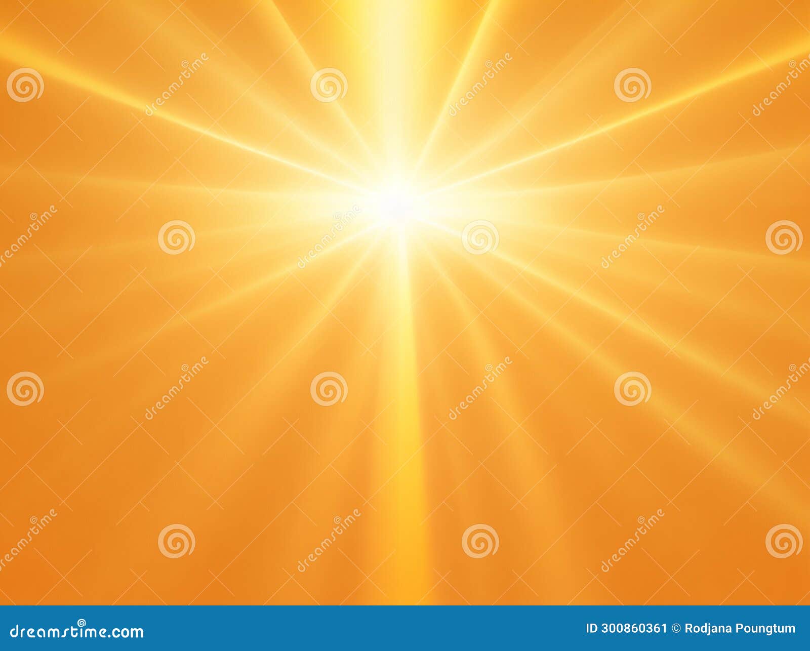Oramge Sun Light Background, Gradient Effect Stock Illustration ...