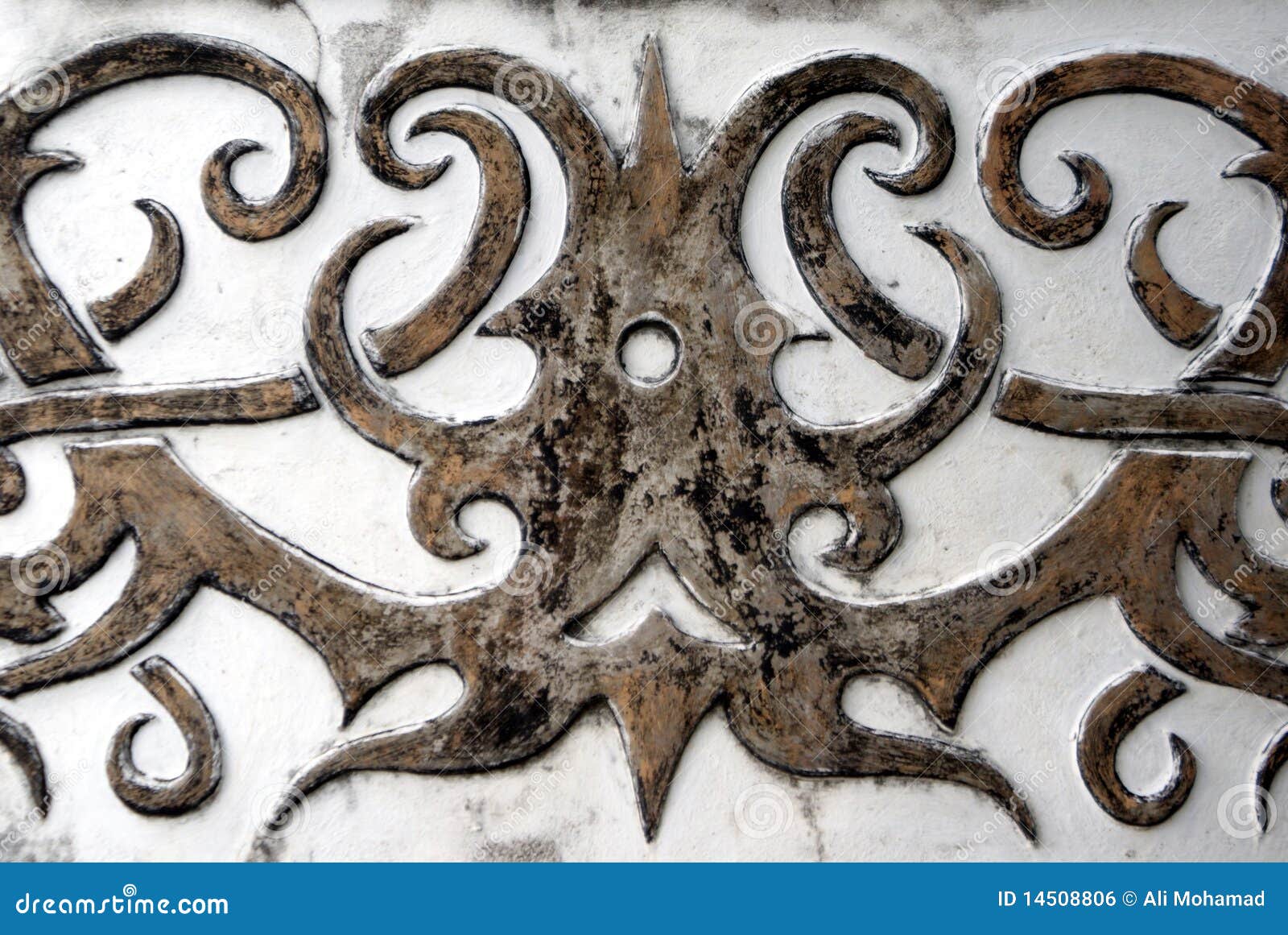 Orang Ulu motif design stock photo. Image of curving - 14508806