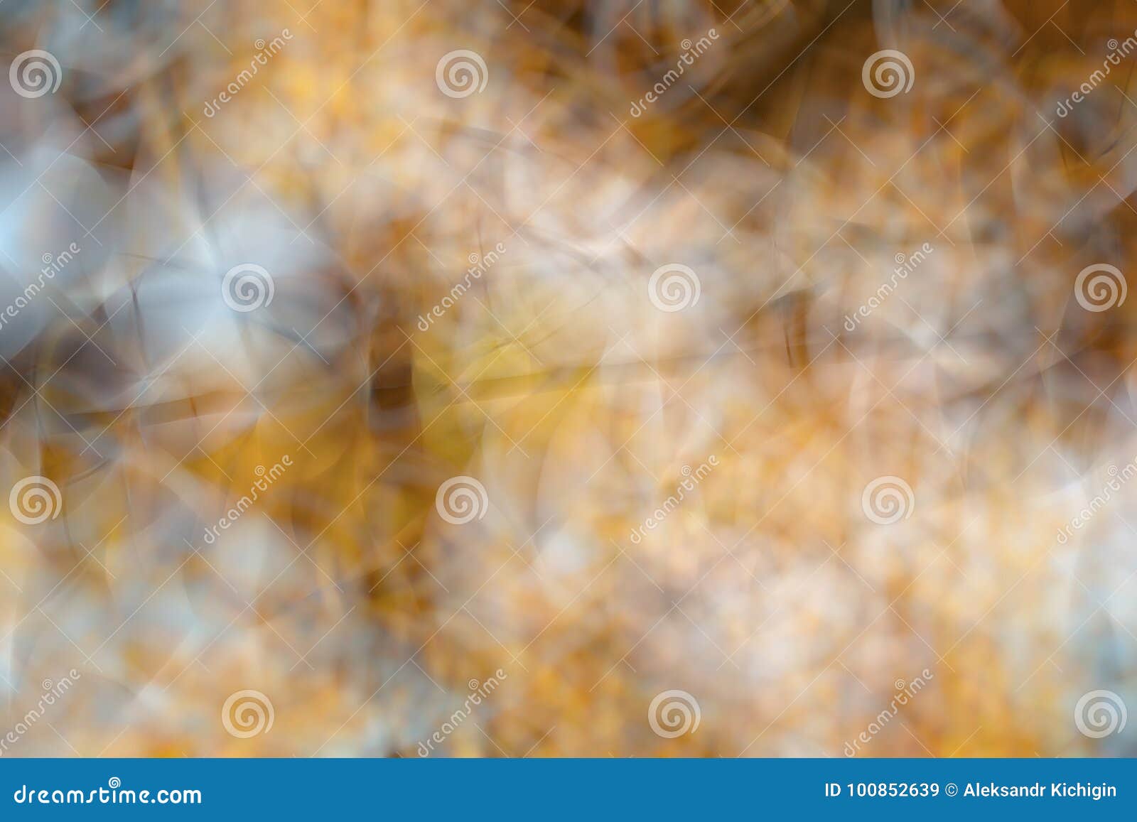 Orange Abstract Background Blurred Round Objects Stock Image - Image of ...