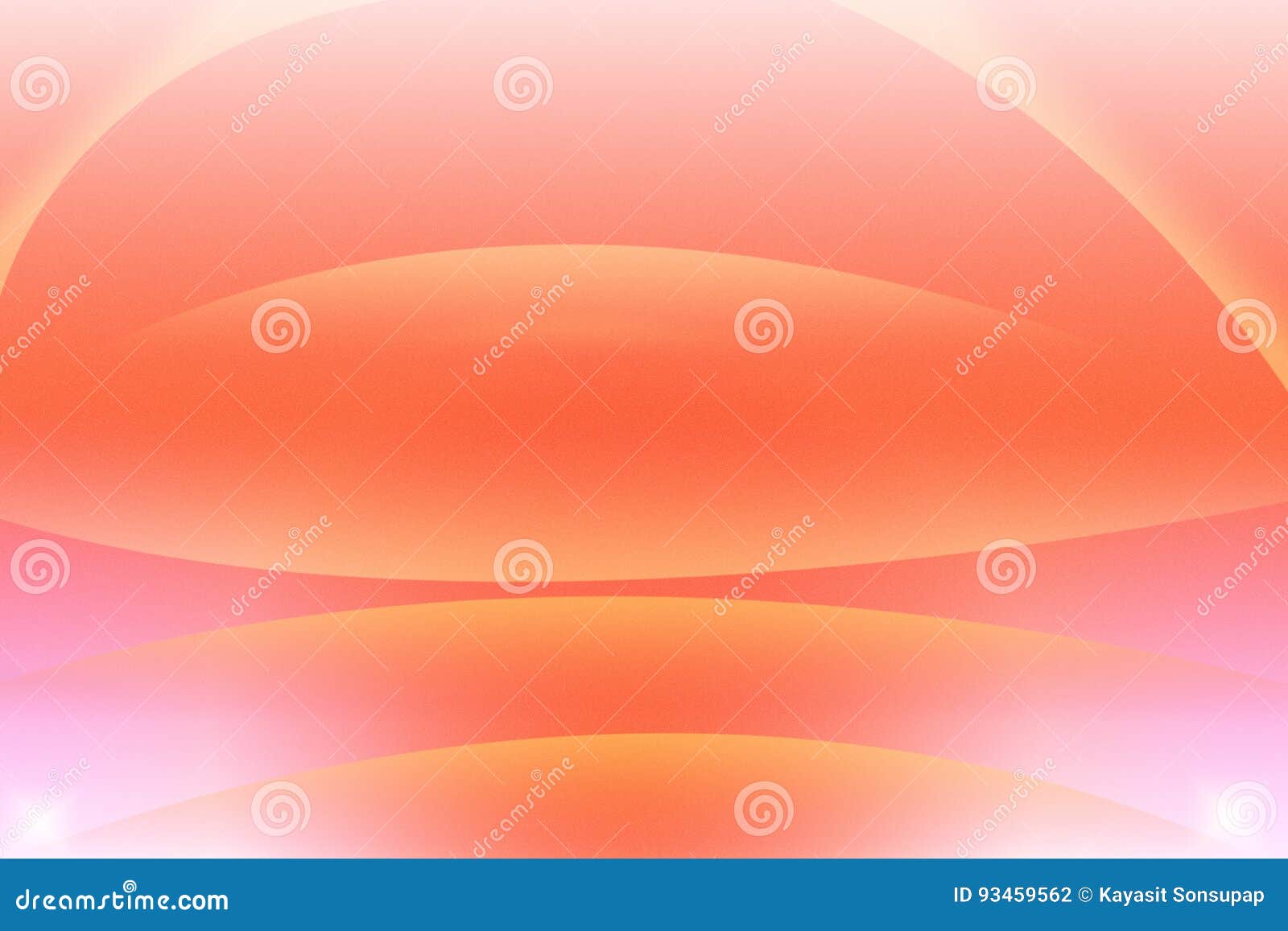 Orange Abstract Background with Circle Stock Illustration ...