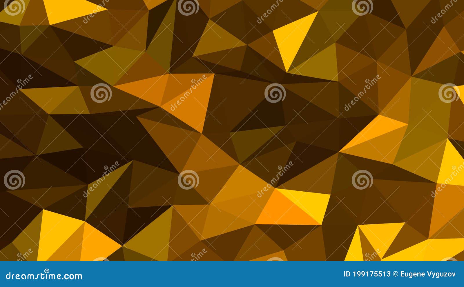 Orange Abstract Background. Geometric Vector Illustration Stock Vector ...