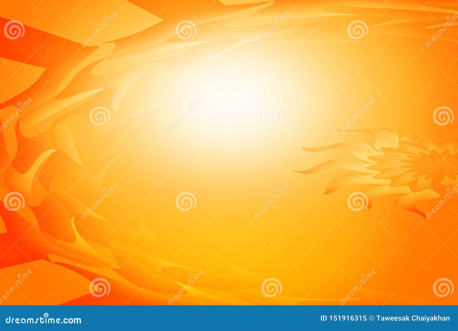 Orange Abstract Background, Hot Background Stock Illustration ...