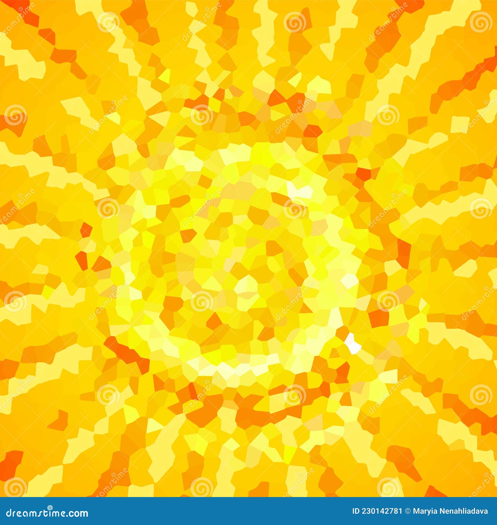 Orange Abstract Background. Sun Shine. Vector Illustration Stock Vector ...