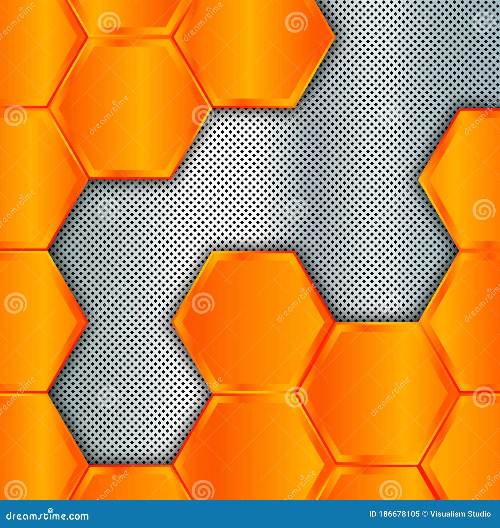 Orange Abstract Bright Glitter and Abstract Triangular Design Grunge ...