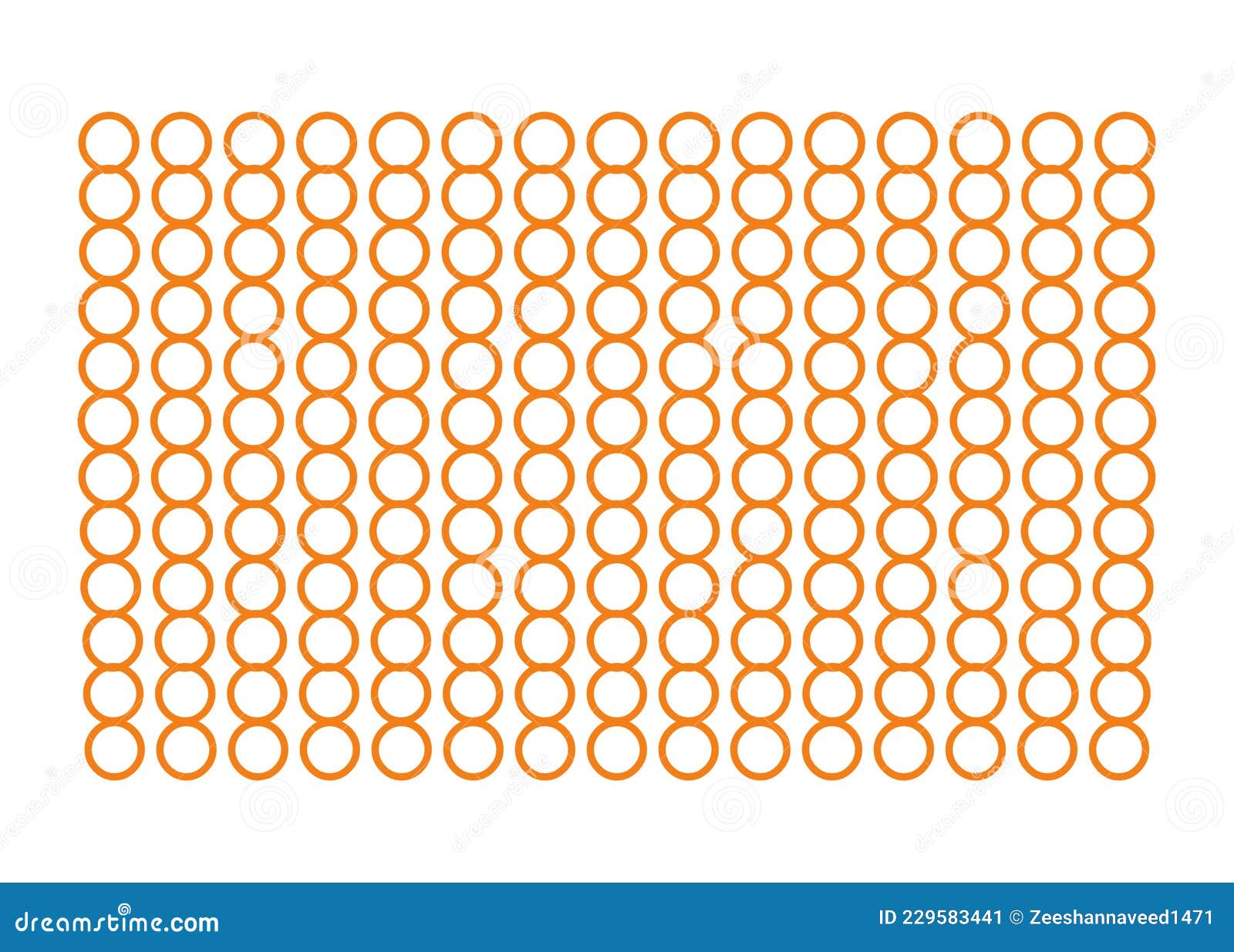 Orange Abstract Dotted Pattern on White Background. Lines or Dots ...