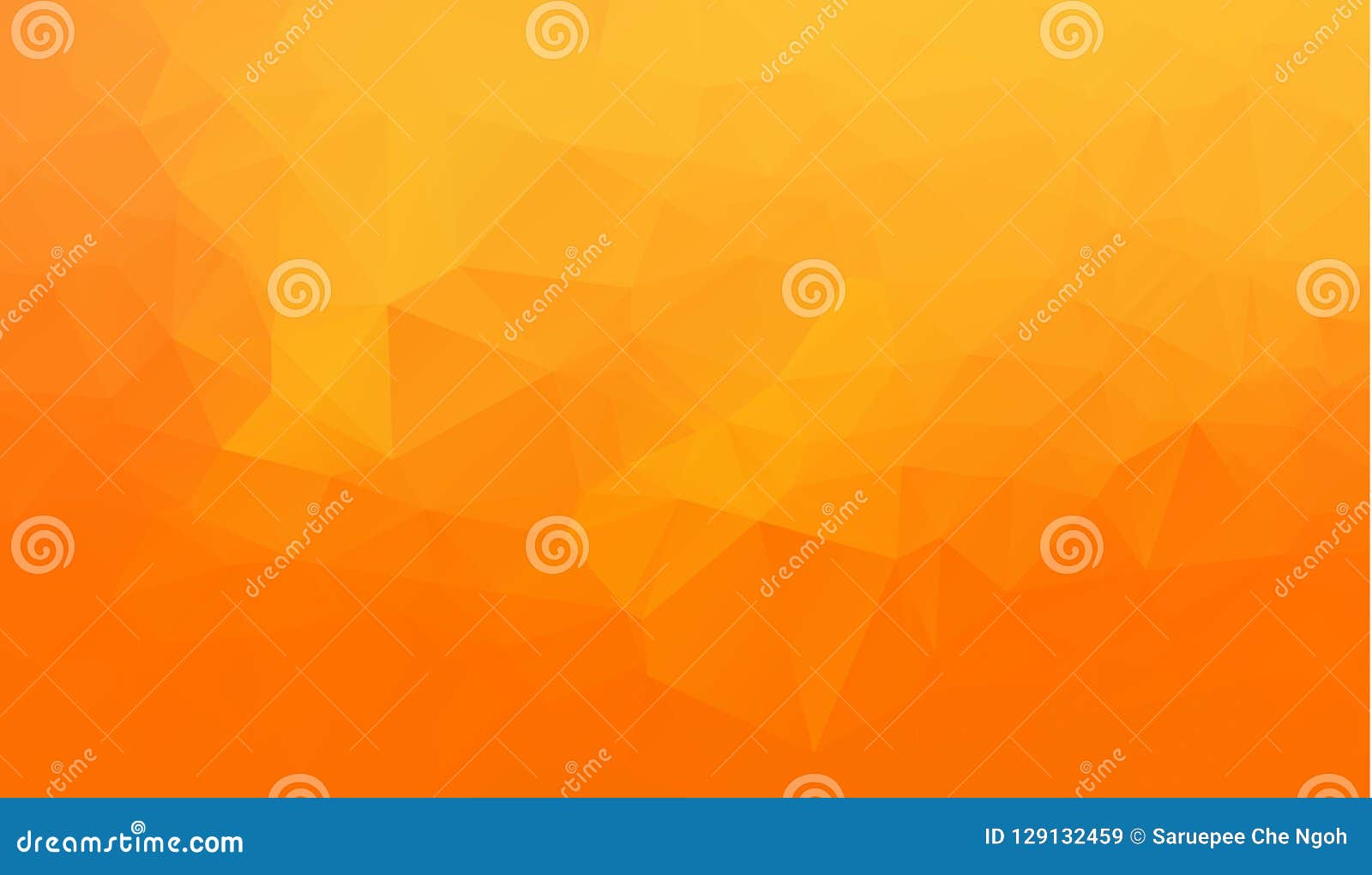 Orange Abstract Geometric Rumpled Triangular Low Poly Style Vector ...