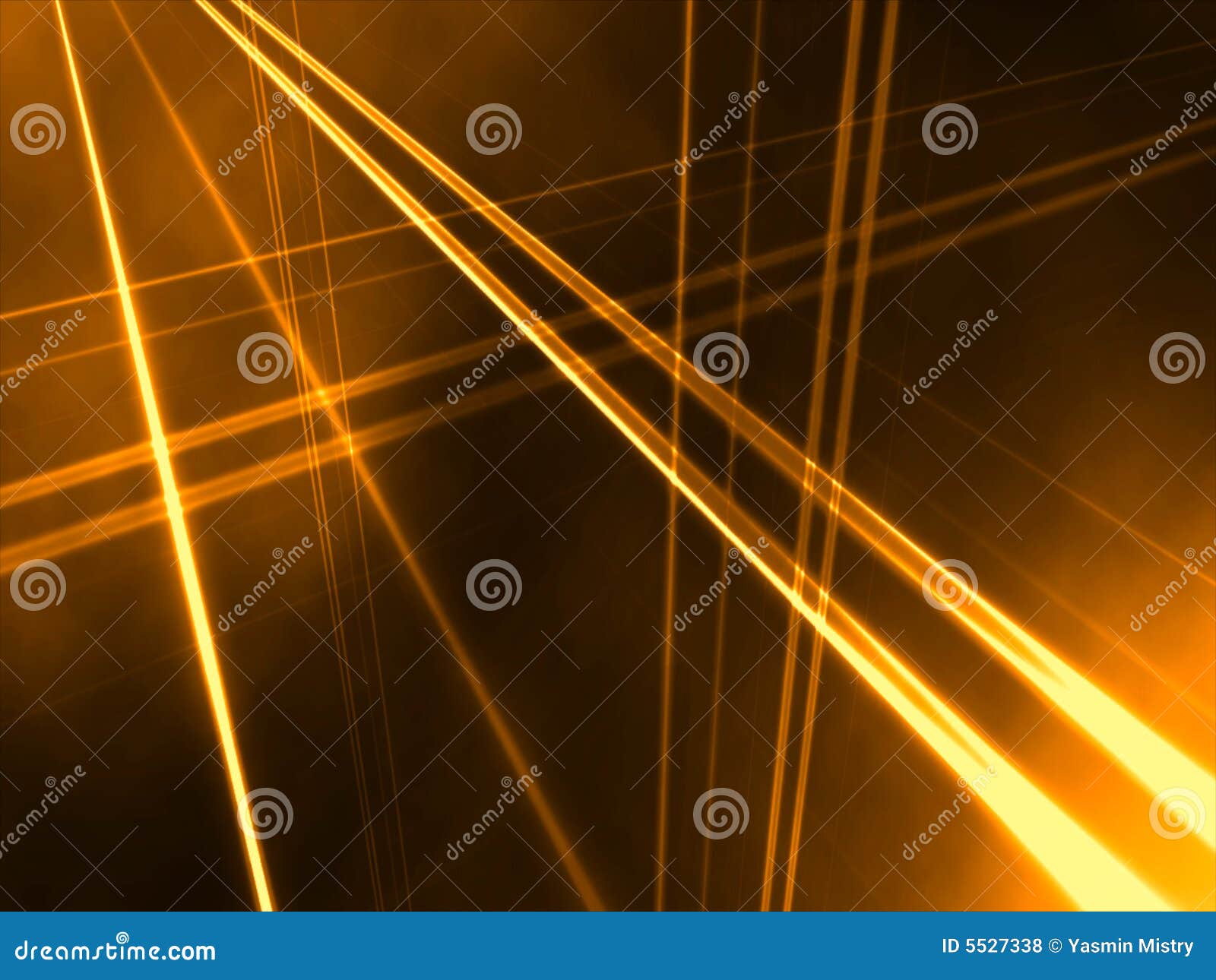 Orange Abstract LInear Perspective Stock Illustration - Illustration of ...