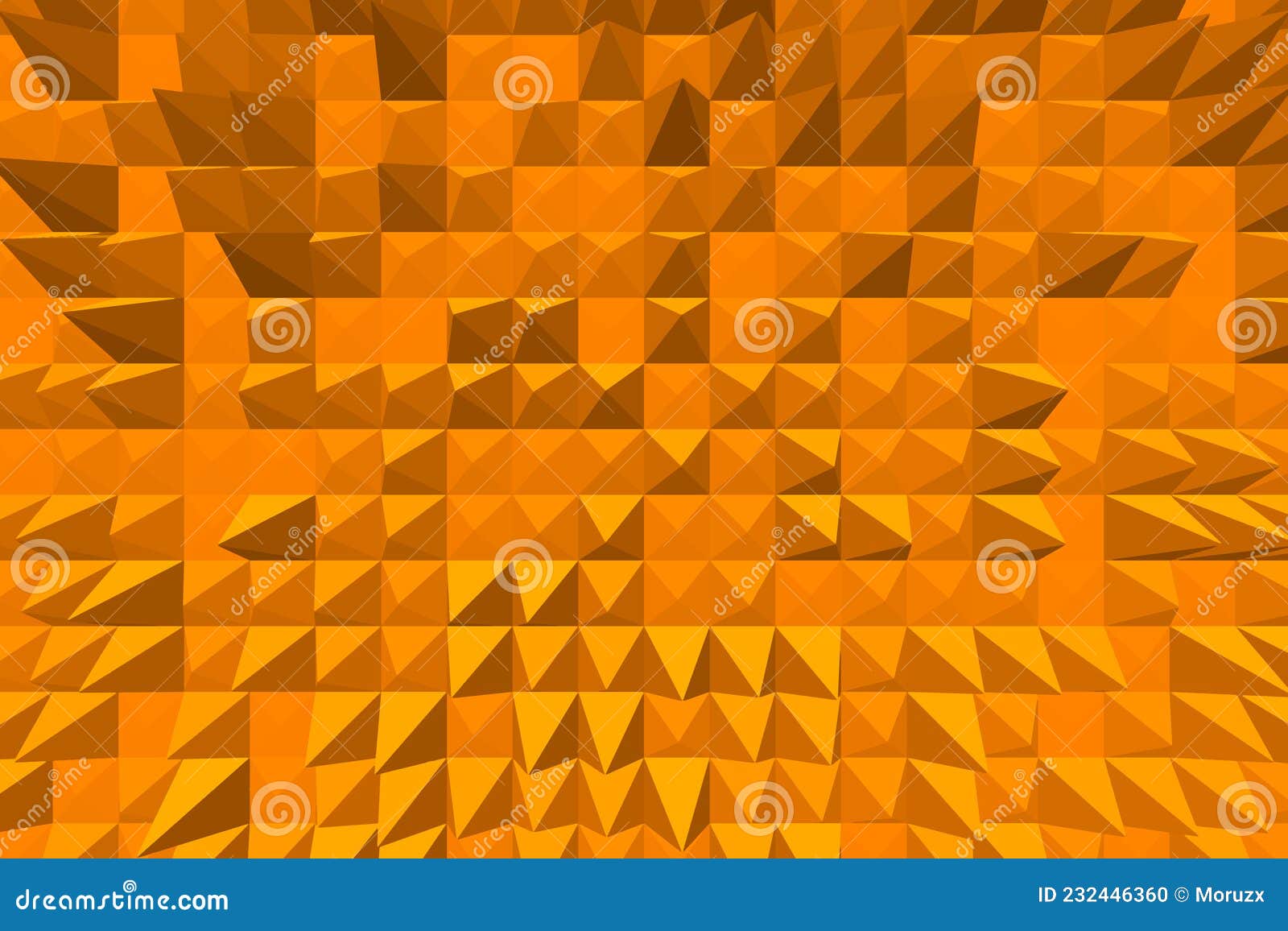 Orange Abstract Pyramid Background, Wallpaper. Stock Vector ...