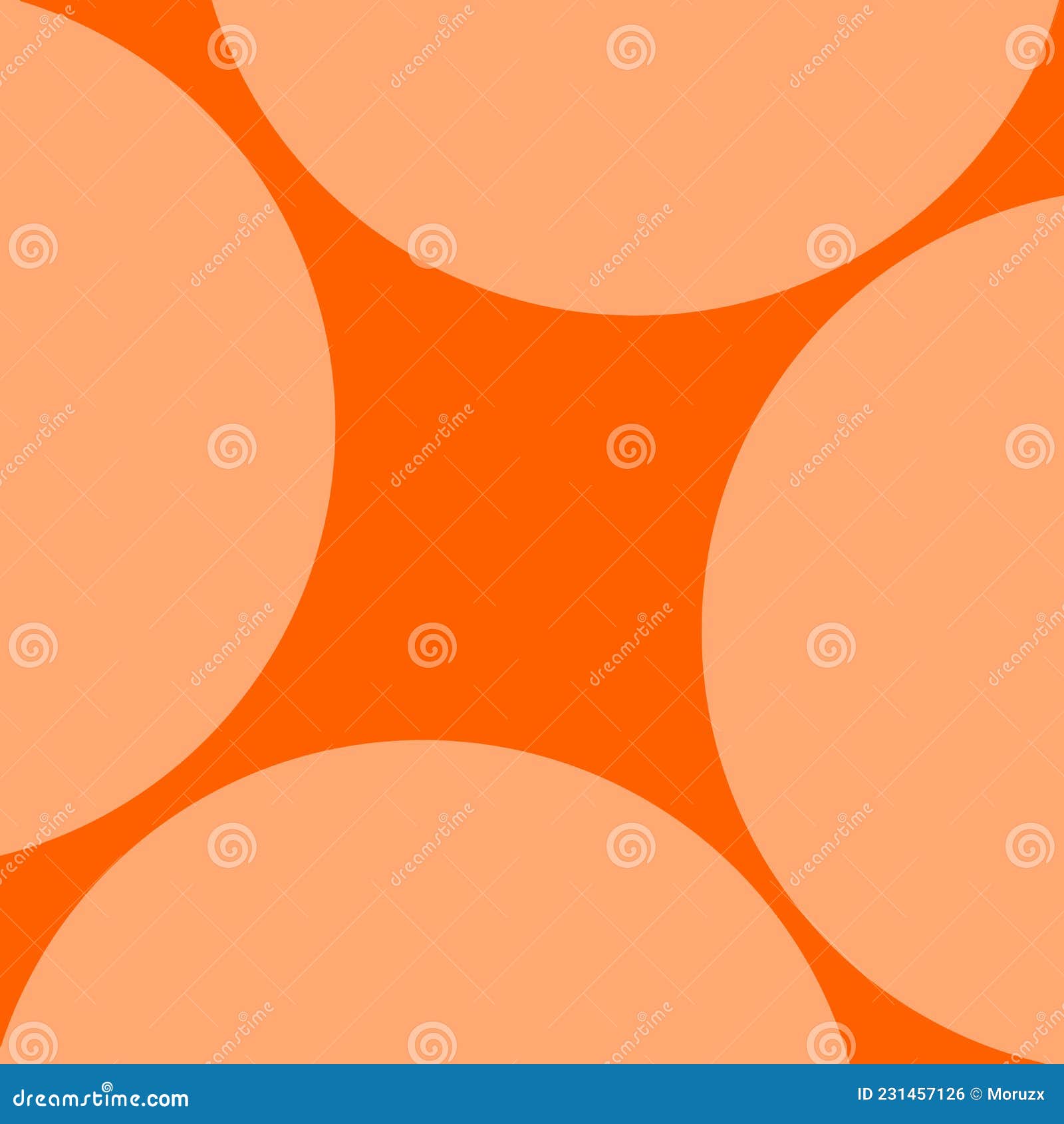 Orange, Square Format Abstract Wallpaper Background. Stock Illustration ...