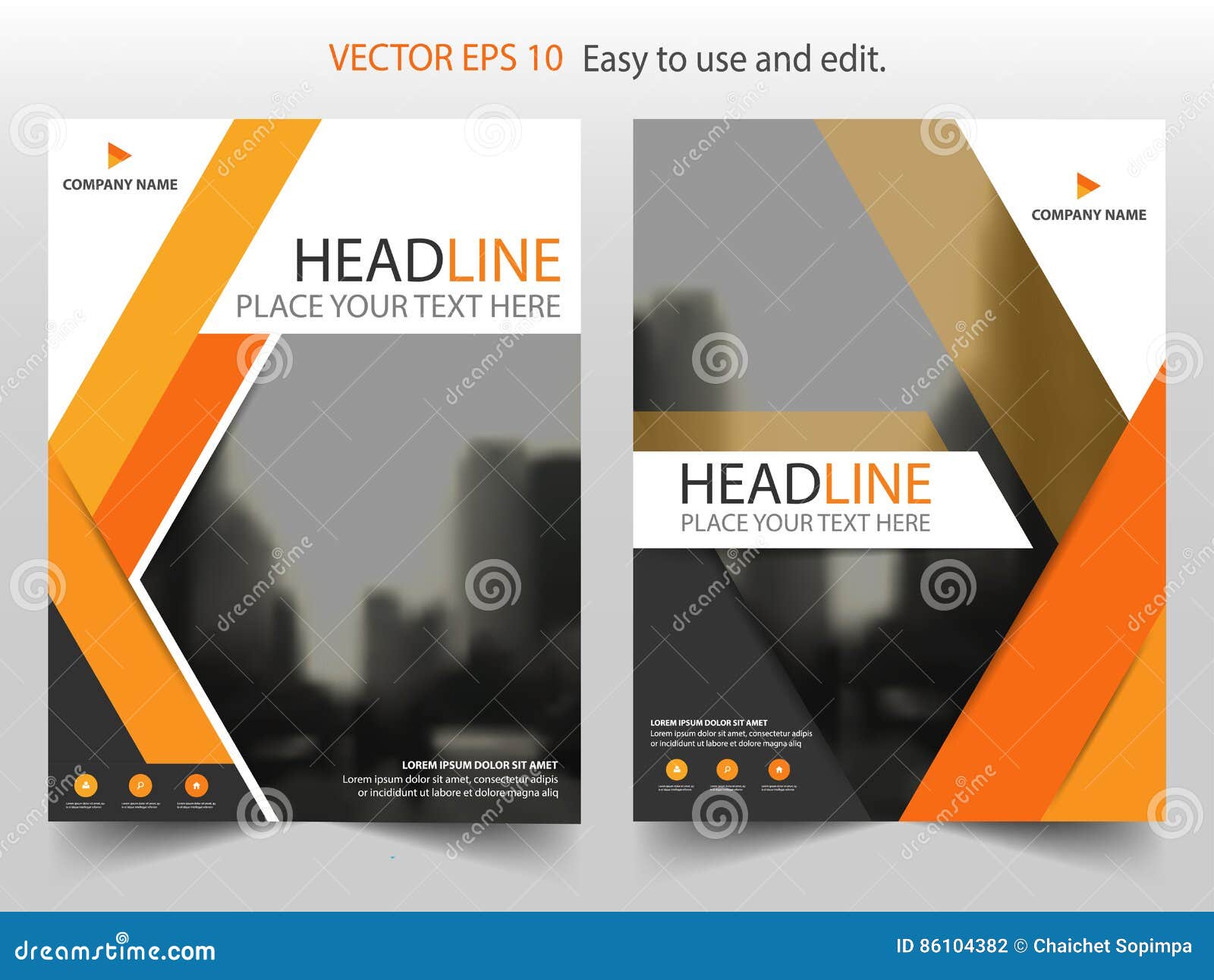 Orange Abstract Vector Brochure Annual Report Leaflet Flyer Template ... Orange Abstract Vector Brochure Annual Report Leaflet Flyer Template ...