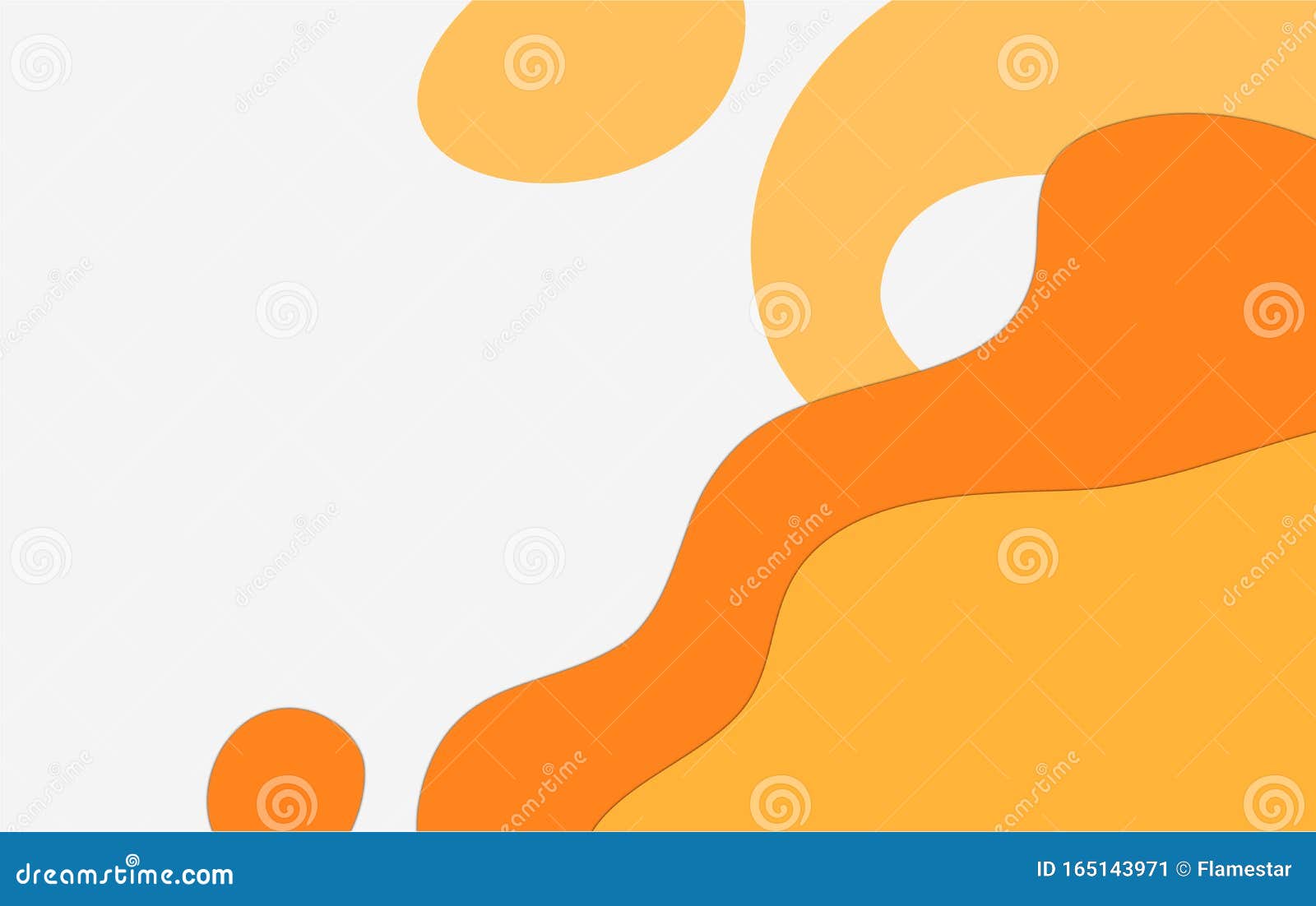 Orange Abstract Water Wave Vector Illustration Design Background Stock ...
